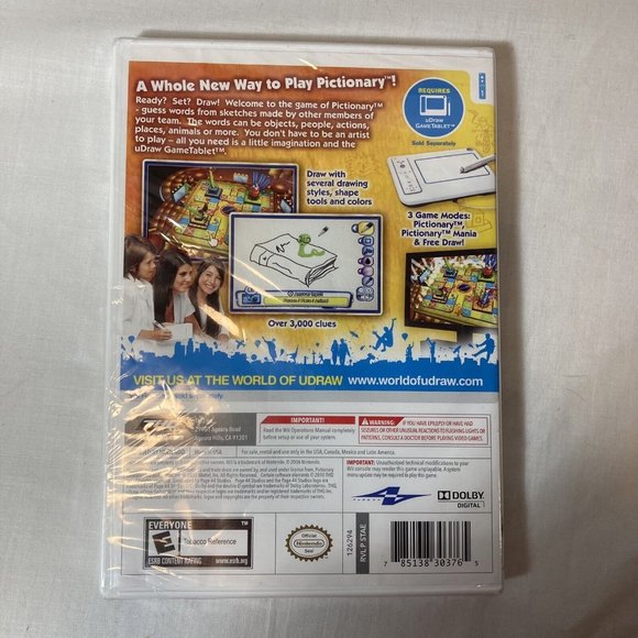 Nintendo | Video Games & Consoles | Nintendo Wii Pictionary Family Game ...
